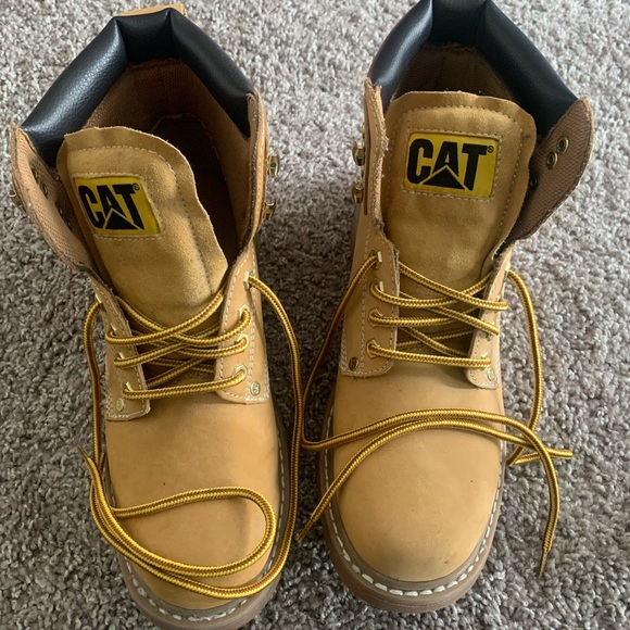 Caterpillar | Shoes | Caterpillar Tan Leather Boots | Poshmark